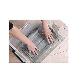 None/Brand Storage Handbag,Hanging Handbag Organizer Dust-Proof Storage Holder Bag Wardrobe Closet,with 6 Pockets(Black+Gray) (Gray)