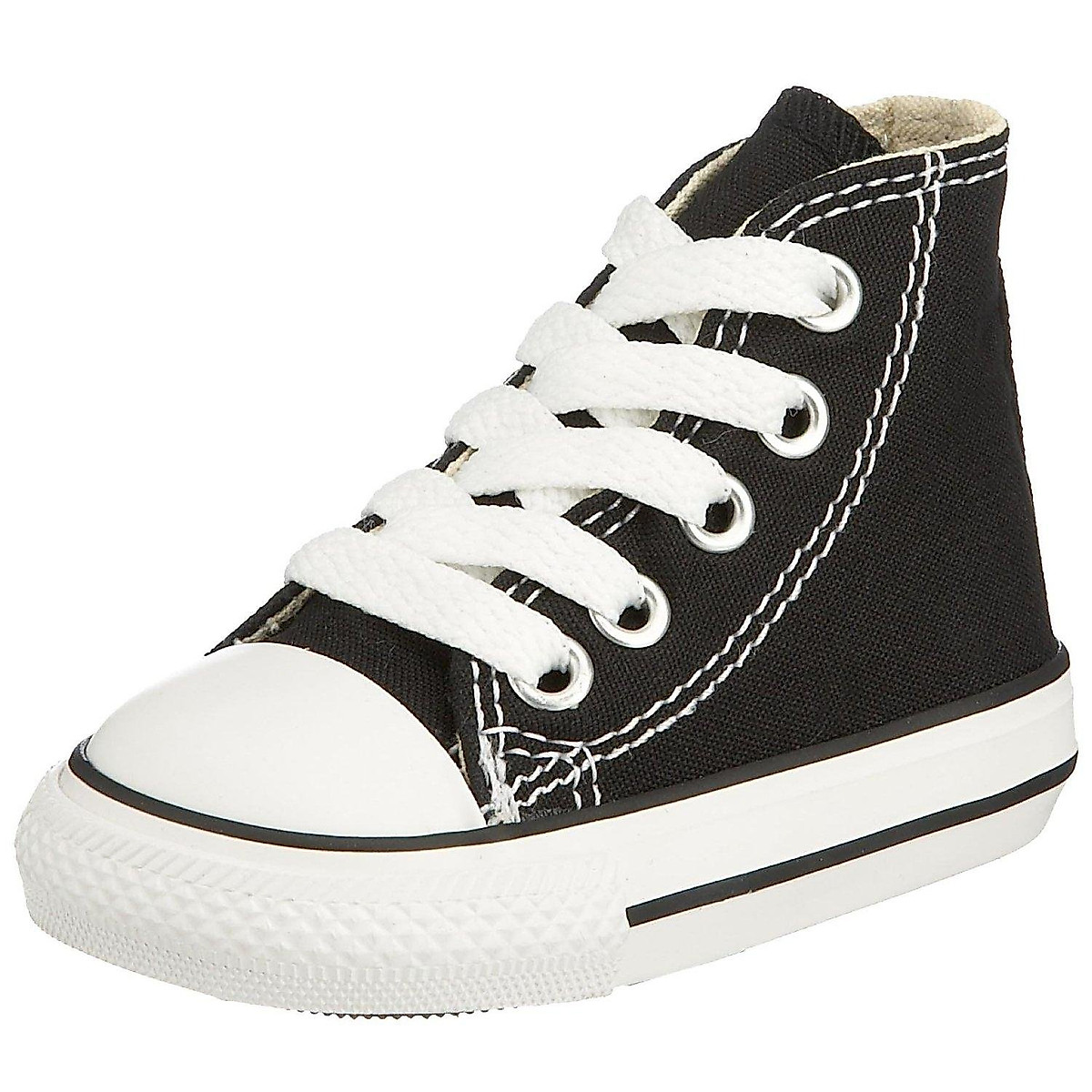 Converse Unisex Chuck Taylor All Star High Top Sneakers Black/White US Men's 8 D(M) / US Women's size 10 B(M)