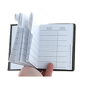 Lot of 2 Mini Vinyl Address Books 4" x 3" Phone Book K6885-01