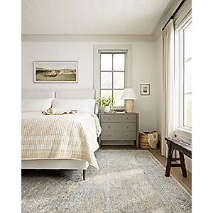 Loloi Angela Rose x Blake Collection BLA-01 Sky/Beige, Transitional 5'-3" x 7'-6" Area Rug