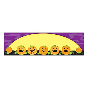Carson Dellosa 46pc Mini Halloween Bulletin Board Decorations, Halloween Cat, Halloween Ghost, Pumpkin Cutouts & More Halloween Cutouts for Cork Board, Bulletin Board, Halloween Party, Classroom Decor