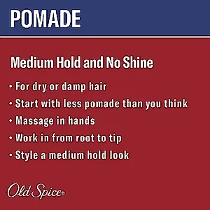 Old Spice Hair Styling Pomade for Men, 2.22 oz