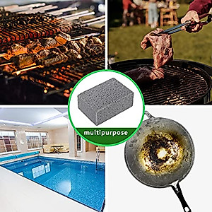 SPE HEALTH PRO Grill Stone Cleaning Block Grill Brick Cleaning Stone Grill Cleaning Brick Block BBQ Grill Cleaner Brick Pumice Stone Cleaning-4 Pack