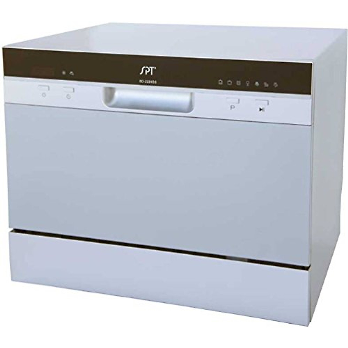 SPT SD-2224DS Countertop Dishwasher with Delay Start & LED, Silver