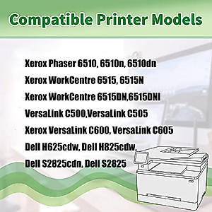 108r01416 Waste Toner Container Compatible for Xerox Phaser 6510 WorkCentre 6515 VersaLink C500 C505 C600 C605 Dell H625cdw, Dell H825cdw, Dell S2825cdn, Dell H625, Dell H825, Dell S2825