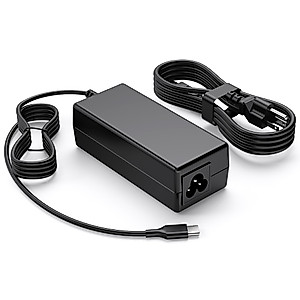 45W USB C Chromebook Charger Replacement Compatible with HP, Dell, Lenovo, Acer, Asus, Samsung, Google Type C Laptop Charger, Hp Chromebook X360 11 13 14 14A HP Spectre X360 13 Elite X2 Power Cord
