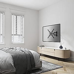 ProHT Articulating TV Wall Mount TV Stand(05416) Full Motion for Most 23”- 55” 3D LED, LCD TVs and Screens, +15°~ -15°Tilt; +90°~ -90° Swivel, VESA up to 400x400,Max Load 66lbs