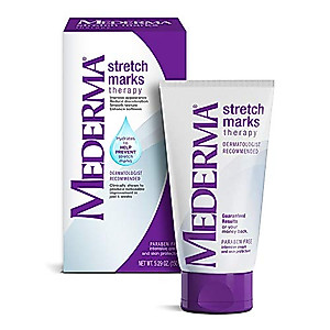 Mederma Stretch Marks Therapy, Hydrates to Help Prevent Stretch Marks, Clinically Shown to Produce Noticable Improvement in 4 Weeks, Dermatologist Recommended, Ivory, 5.29 Ounce