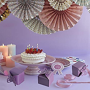 Kslong 50pcs Purple Butterfly Favor Boxes Girl Baby Shower Butterfly Candy Box Decoration Party Birthday Wedding Small Gift Boxes (Purple)