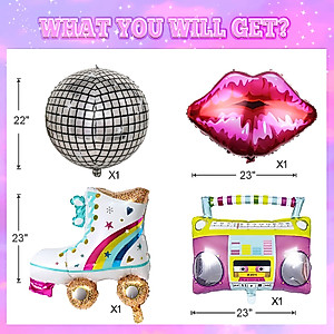 7 PCS Hot Pink Princess Foil Balloon Girl Head Balloons for Pink Princess Doll Theme Party Decorations Photo Booth Backdrop Little Girl Adult Baby Shower Bachelorette Makeup Birthday Supply