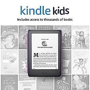 Kindle Kids (2019 release), a Kindle designed for kids, with parental controls - Rainbow Birds Cover.