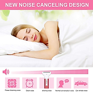 Hair Remover for Women, Painless 5 in 1 Waterproof Lady Electric Shaver USB Rechargeable, Womens Facial Shaver for Bikini,Nose Hair,Eyebrow,Arm,Leg Facial Hair Remover (Pink)