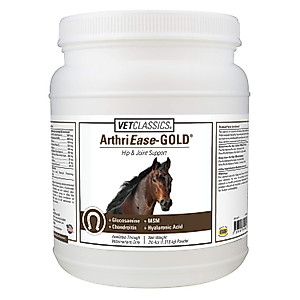 Vet Classics ArthriEase-Gold Joint Support for Horses - Powder Health Supplement for Horses – Alleviates Aches and Discomfort – For Flexibility, Healthy Joint Function – Antioxidants 2 lb. 4 Oz.Powder