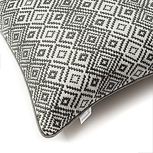 STITCH N STRING 12x20 Pack of 2 Blush White Embroidered Boho Decorative Bedroom Throw Pillows Covers for Bed & Couch Home Decor Cushion Cover