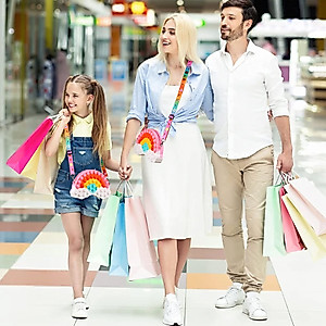 Tckoll Girls Toys Fidget Purse, Valentines Birthday Gifts Rainbow Clouds Girls Pop Purse Fidget Toy,School Supplies Teen Kids Purse Return Gifts for Girls 6-8