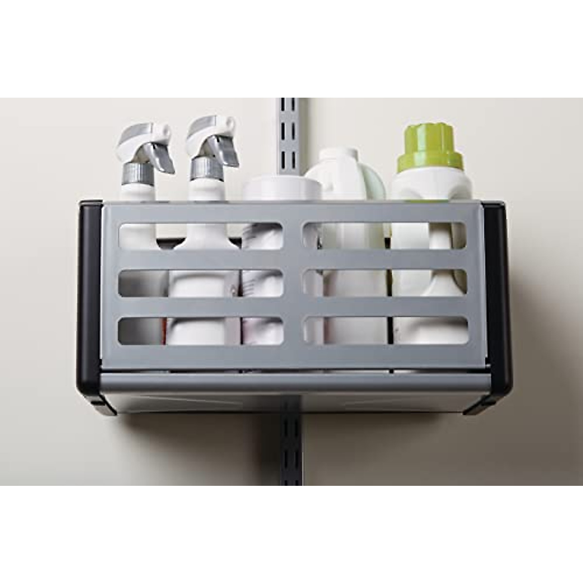 Rubbermaid FastTrack Rail Access Bin, Garage Organization Bin for Sports Equipment, Gardening Supplies and Household Item Storage