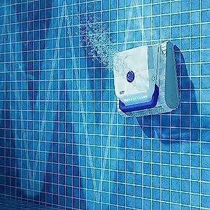 AIRROBO PC100 Cordless Robotic Pool Cleaner -Pool Vacuum Cleaner for Inground Pools and Above Ground Pools, Scrubbing Pool's Floor, Wall, Waterline, Smart Navigation and parking system, Lasts 120 Mins