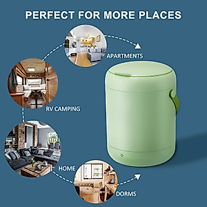 Portable Clothes Washing Machines,Portable Mini Washer Machine with Ozone/Blue Light Deep Clean & Smart Timer Control for Home/Travelling/Apartment Dorm/Specialize in Socks & Tiny Things(Blue)