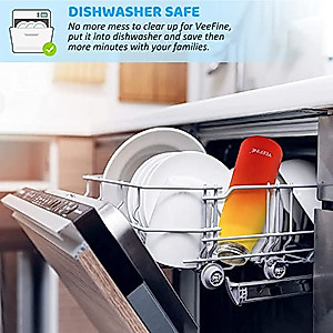 VeeFine Insulated Water Bottle Dishwasher Safe Metal Water Bottle BPA-Free Stainless Steel Water Bottles 20/32/40oz Reusable Thermos for Hiking Camping and School