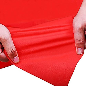 Movie Night Red Aisle Runner 24 in × 15 ft Red Carpet Event Runner Wedding Rug for Indoor Outdoor Wedding Party Decorations