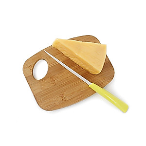 (Set of 12) 12"x9" Round Edge Bulk Plain Bamboo Cutting Board | For Customized Engraving Gifts | Wholesale Premium Bamboo Board (With Handle)