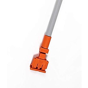 Dust Mop Frame Clip-On with Plastic Handle (Box of 12) 100% Made in USA
