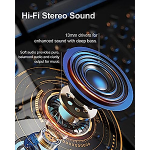 Wireless Earbud AIR 2 Pro, Bluetooth 5.3 Headphones Stereo Bass, Bluetooth Earbud in Ear with HD Mic, Earphones IP7 Waterproof Sports, 35H Playtime with Mini Charging Case Ear Buds for Android iOS