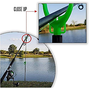 M80 TX WASP Telescopic Fishing Rod and Rod Holder Bank Combo. Compact Design Perfect for Travel. Ideal for Trout, and Medium Sized Fish.