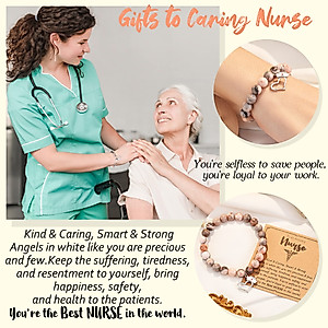 Dabem Nurses Week Gifts for Women, Nurse Accessories for Work Bracelets Appreciation Gifts for Nursing School, School Nurse Graduation Practitioner Gifts for Nurses