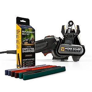 Work Sharp Knife & Tool Sharpener Mk.2 + Replacement Belt Kit