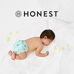 The Honest Company Clean Conscious Overnight Diapers | Plant-Based, Sustainable | Sleepy Sheep | Club Box, Size 6 (35+ lbs), 42 Count