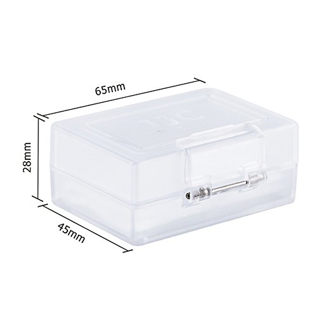 JJC Camera Battery Case Holder Box for Canon LP-E17 LP-E10 LP-E6 LP-E6N,Nikon EN-EL15a EN-EL14,Fujifilm NP-W126 NP-W126S,Sony NP-FW50 NP-FW100 and More Camera Battery Pack Below 2.36" x 1.65" x 0.94"