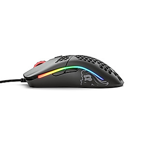 Glorious PC Gaming Race, Model O Wired Gaming Mouse 67g Superlight Honeycomb Design, RGB, Pixart 3360 Sensor, Omron Switches, Ambidextrous - Matte Black (RENEWED)
