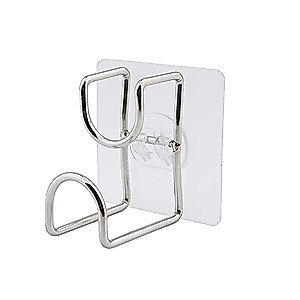 ALINNA Adhesive Hooks, Heavy Duty Washbasin Hook Stainless Steel Robe Towel Hook for Hanging Washbasin Bathroom Kitchen(2 Pack)