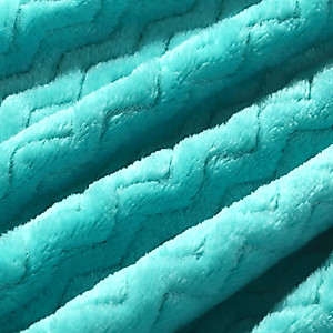 CREVENT 30''X40'' Soft Cozy Warm Baby Blankets for Boys Girls Solid Color - All Season Use - Newborn Essentials (Wave Teal Blue)