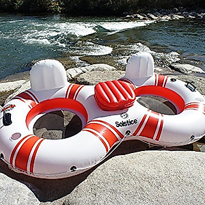 Swimline Superchill Tube Duo Swimming Pool Float, 3-Pack