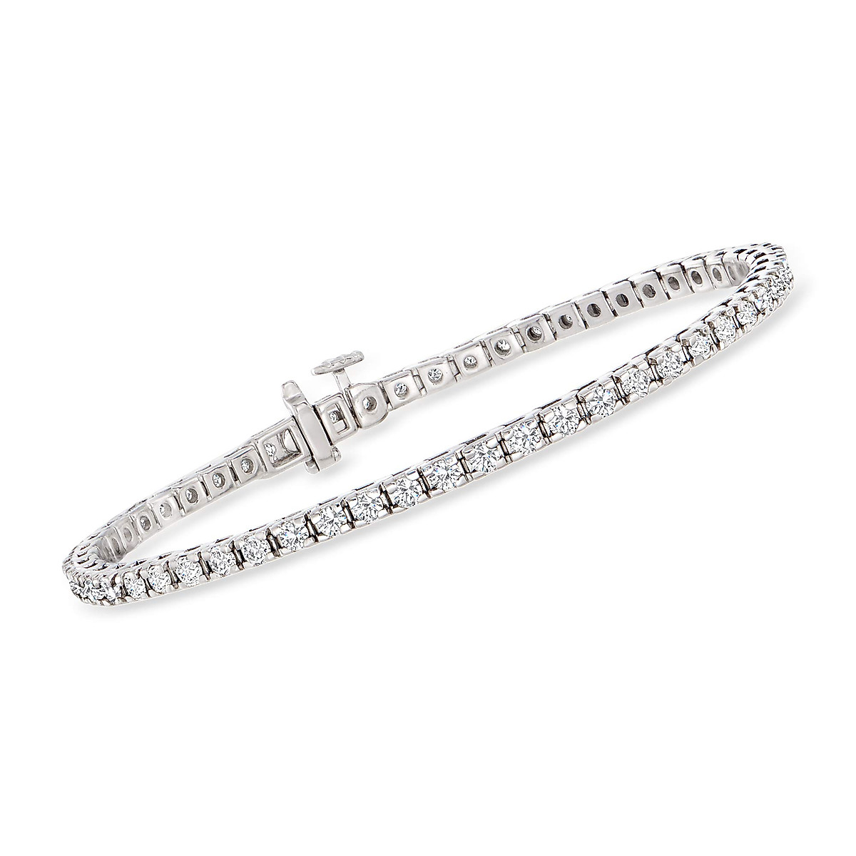 Ross-Simons 3.00 ct. t.w. Diamond Tennis Bracelet in Sterling Silver. 7 inches