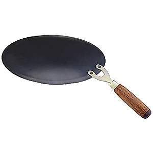 Noor 12-Inch Concave Iron Tawa Griddle