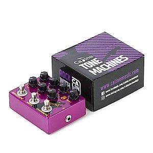 Caline DCP-02 BRUTUS Distortion Overdrive Effect Pedal Dual Guitar Pedal