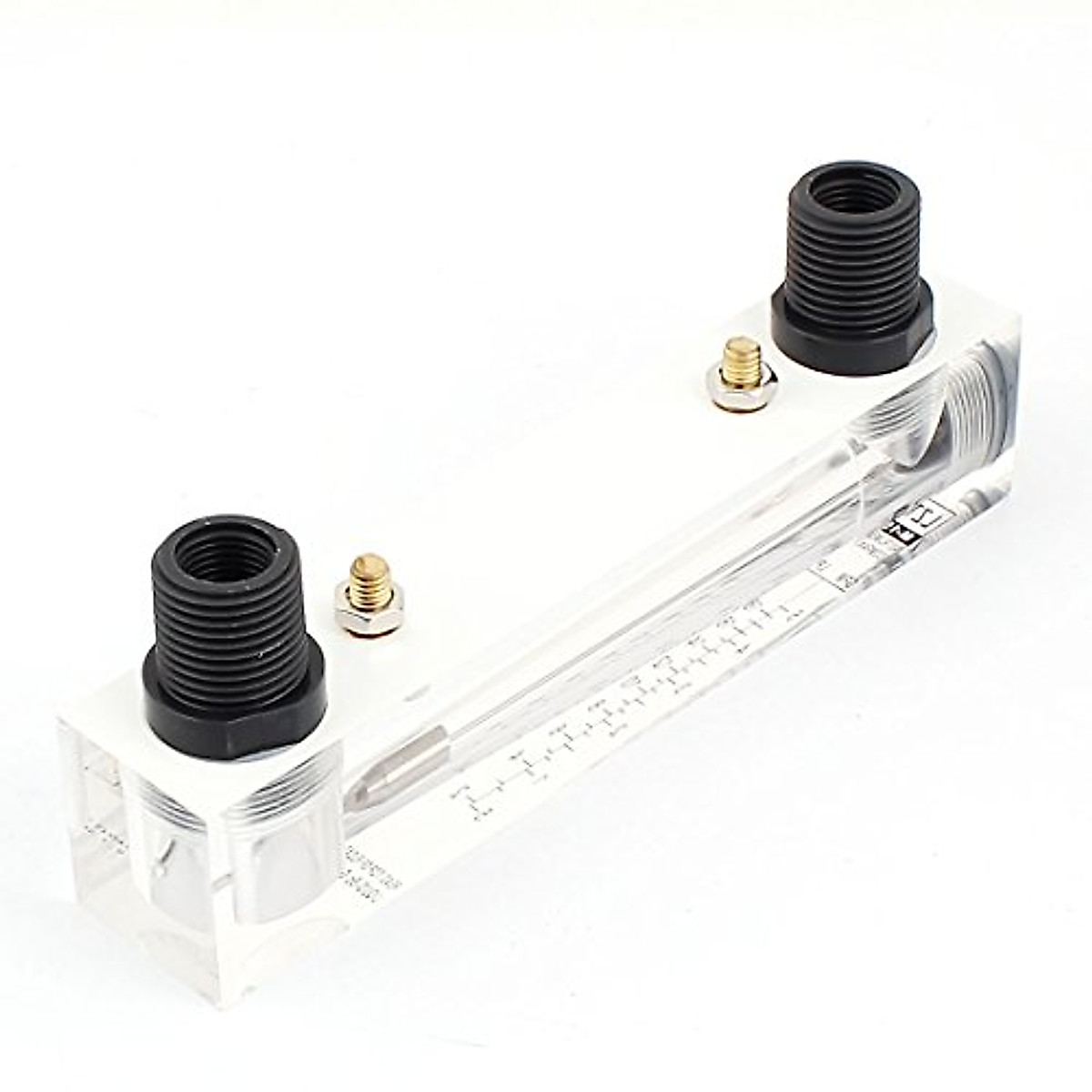 Uxcell a15112000ux0003 LZT M-15 0.5-5GPM 2-18LPM Water Flow Meter Panel Mount Type Flowmeter