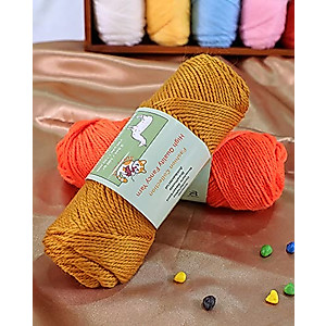 3-Pack Baby Alpaca Wool Blend Yarn Worsted Weight Fashion Collection Art Crafts Crochet and Knitting Sunny Cat Premium Brand ( White)