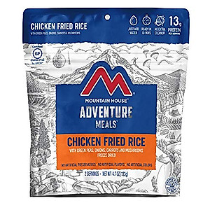 Mountain House Chicken Fried Rice | Freeze Dried Backpacking & Camping Food | 2 Servings | Gluten-Free