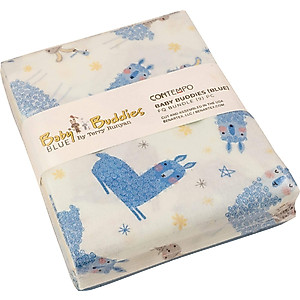 Terry Runyan Baby Buddies Blue 9 Fat Quarters Benartex