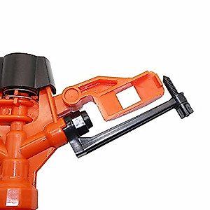 YFQHDD 2 Pc Agriculture Adjustable Rotating Water Nozzle 1" Female Thread-3/4 Male Thread Irrigation Sprinkler Garden Sprayer