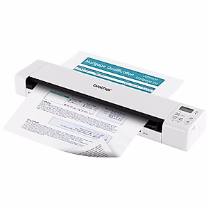 Brother Wireless Mobile Color Page Scanner, DS-920W, Wi-Fi Transfer, Fast Scanning Speeds, Compact and Lightweight