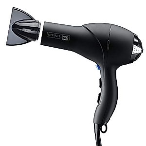 INFINITIPRO BY CONAIR Hair Dryer, 1875W Salon Performance AC Motor Hair Dryer, Conair Blow Dryer, Black
