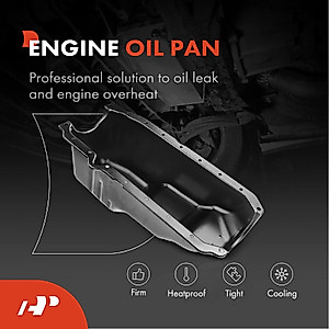 A-Premium Engine Oil Pan Sump with Drain Plug Compatible with Mercruiser OMC Yamaha Marine