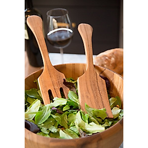 Ironwood Gourmet Extra Large Salad Utensil Set, 2.75 x 2.75 x 13 inches