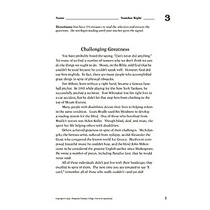 Read and Comprehend 6 Skill Sheets - Abeka 6th Grade 6 Reading Comprehension Student Activity Book