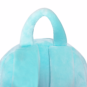 Gloveleya Kids Backpacks Girls Backpack Plush Bags with Soft Baby Doll Green 9"